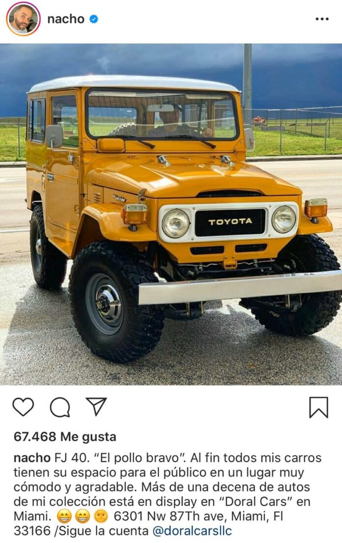 Vea aquí la fabulosa colección de carros de Nacho (+FOTOS y VIDEOS ...