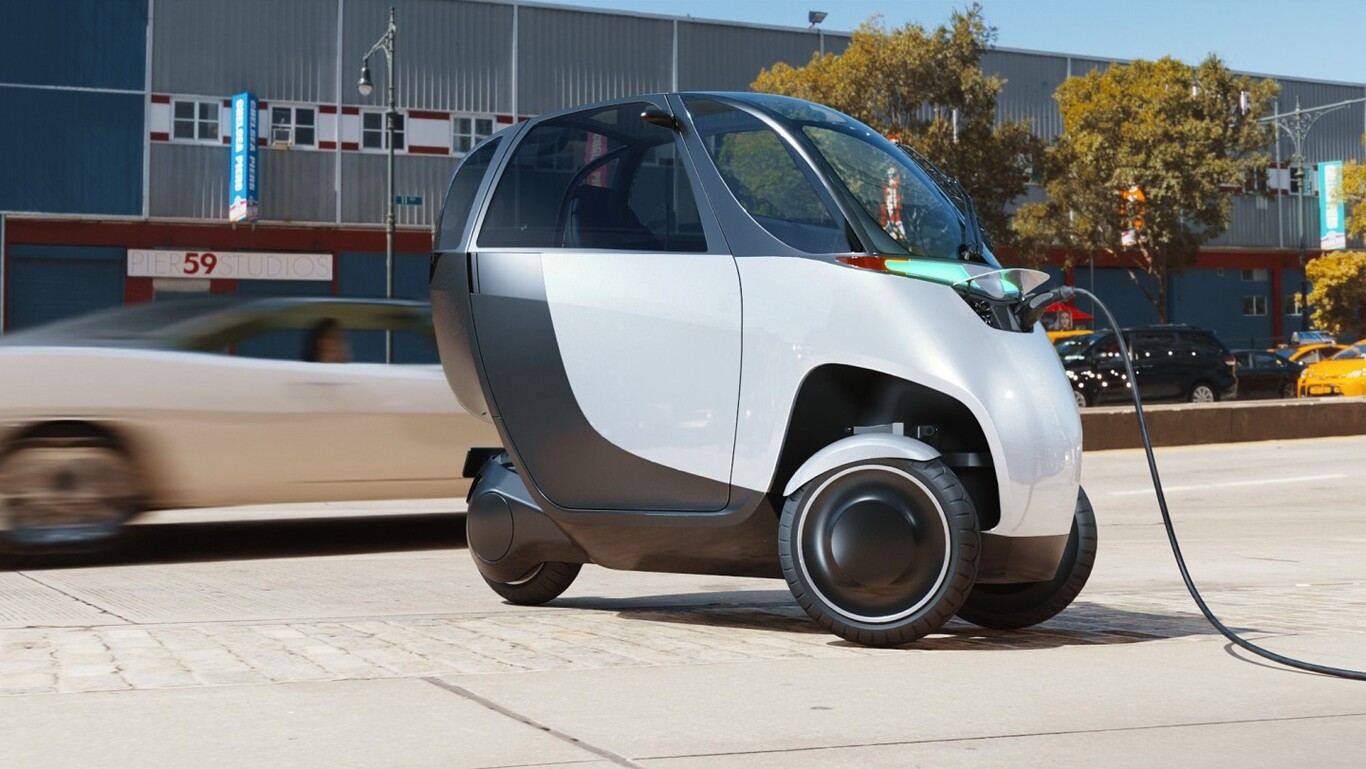 Nimbus EV, el auto eléctrico de tres ruedas con hasta 191 km de ...