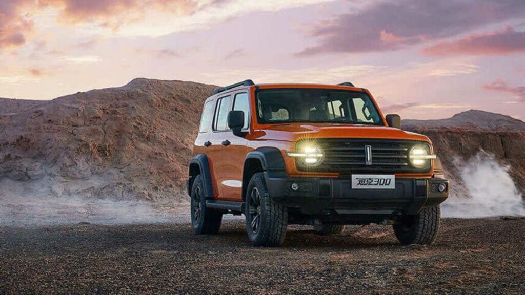 El WEY Cyber Tank 300 tiene partes iguales de la G-Wagen y Bronco ...