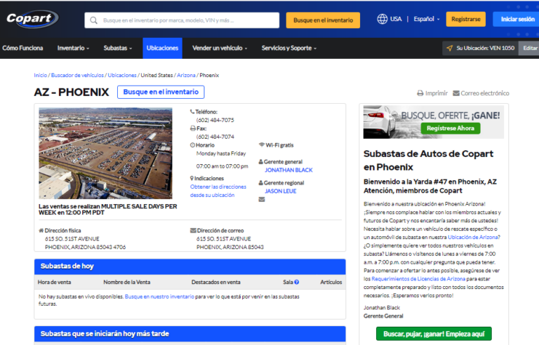 TOP 5 - Mejores subastas de carros en Phoenix, Arizona - Gossip Vehiculos