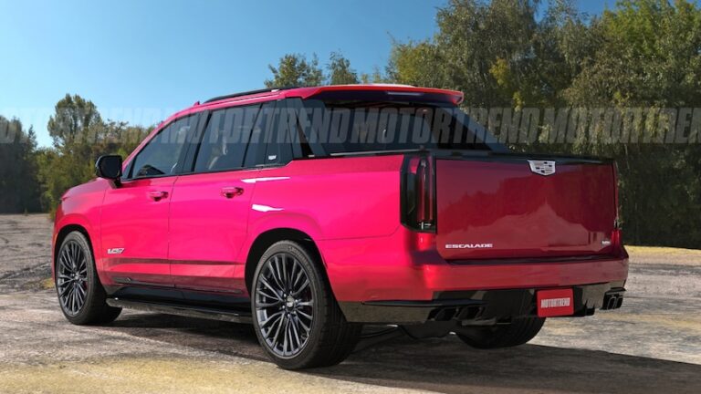 Así podría verse la Escalade-V EXT como una Pick Up (+Imágenes ...