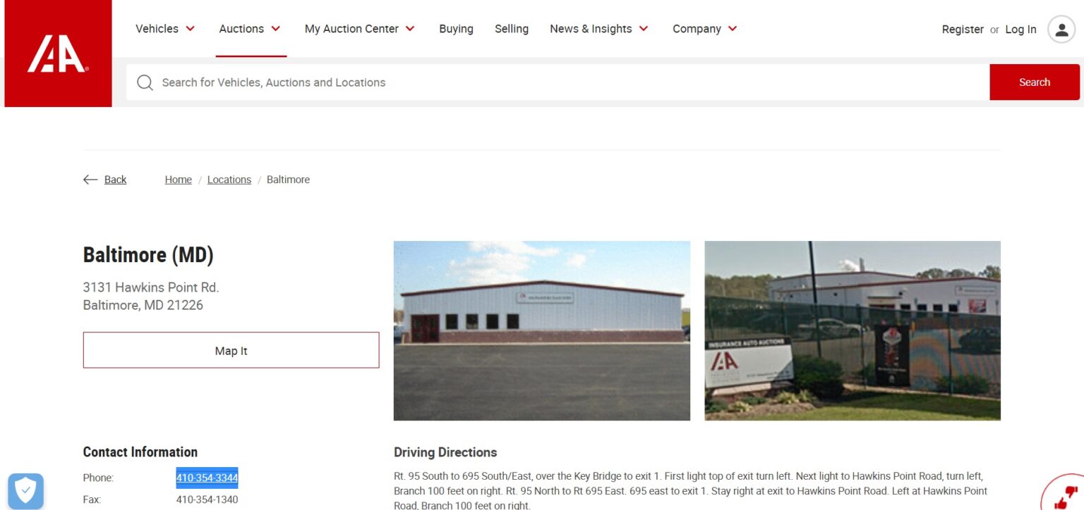 Las 10 mejores subasta de carros en Maryland - Gossip Vehiculos