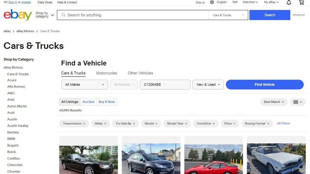 TOP 10 subastas de carros abiertas al público - Gossip Vehiculos