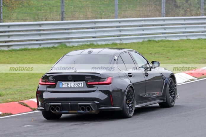 BMW M3 CS 2023 es espiado en Nurburgring utilizando menos camuflaje ...