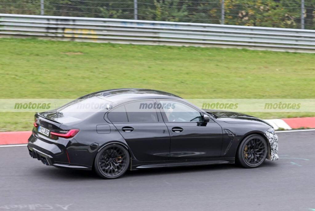 BMW M3 CS 2023 es espiado en Nurburgring utilizando menos camuflaje ...