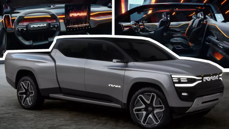 Presentan la Ram 1500 Revolution BEV Concept, con asientos plegables en ...