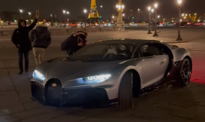Video shows the unique and striking Bugatti Chiron Profilée touring the ...