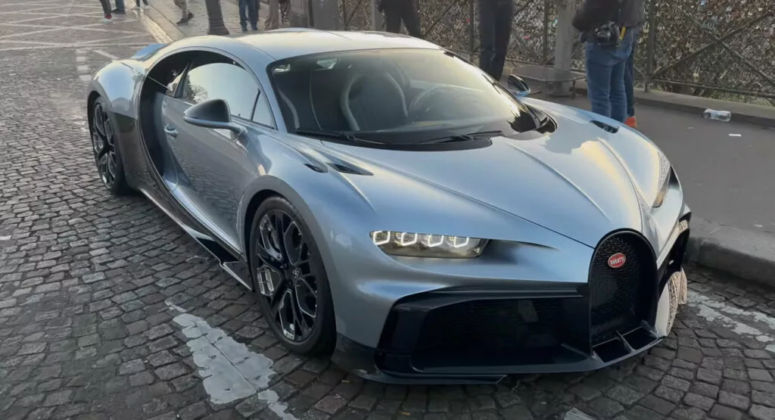 Video shows the unique and striking Bugatti Chiron Profilée touring the ...