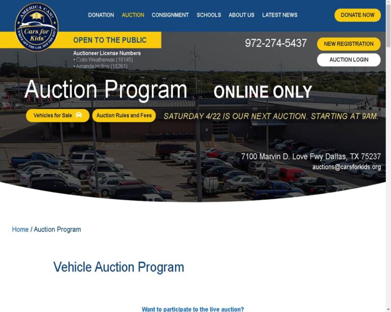 Las 6 mejores subastas de carros en Dallas Texas (Para el público y con ...