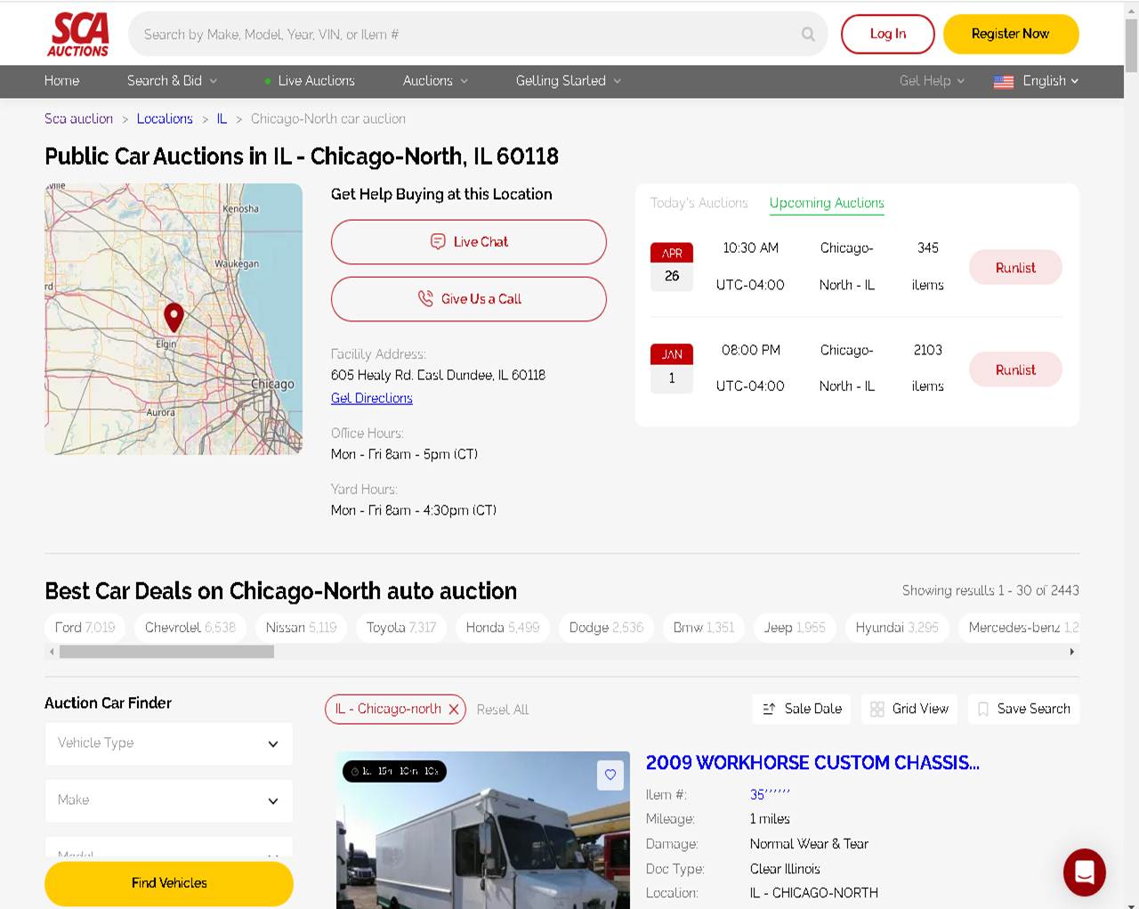 Las 6 mejores subastas de carros en Chicago (Públicas y con licencia ... Las 6 mejores subastas de carros en Chicago (Públicas y con licencia ...